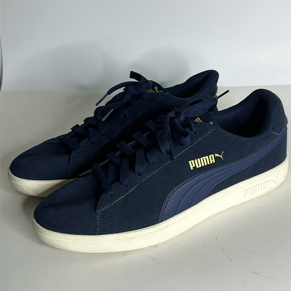 Puma | Shoes | Puma Smash Low Cut Mens 2 Navy Blue V2 36498924 | Poshmark